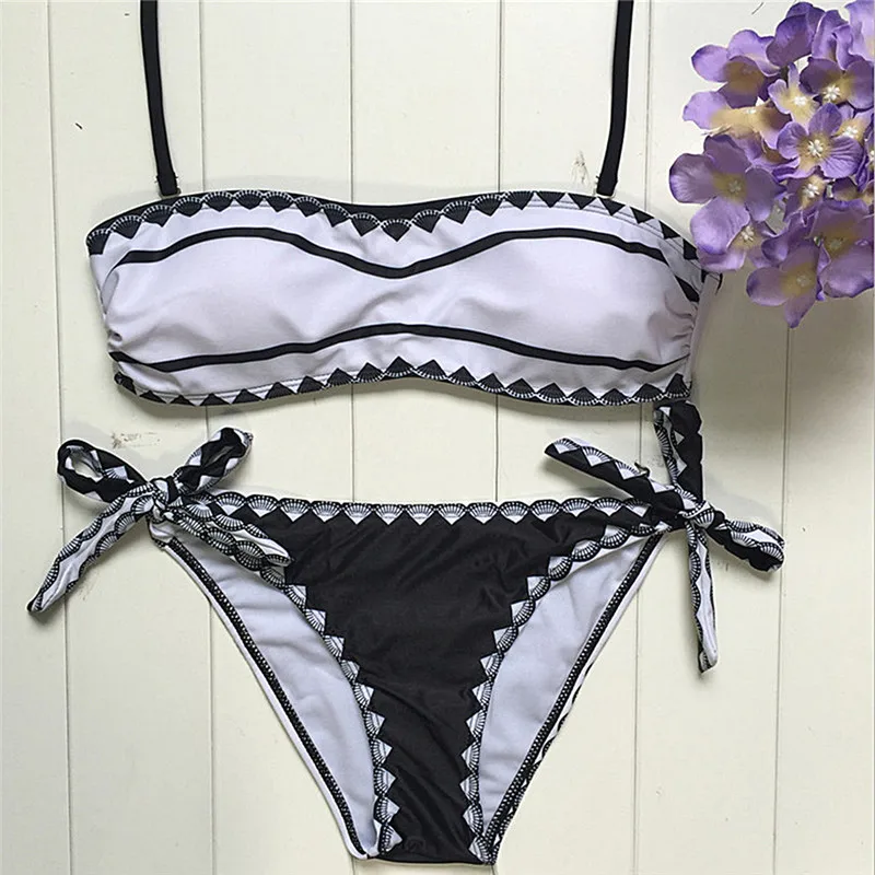 Monokini Push Up Padded Bathing Suits Swimsuit Swimwear Female Bikinis