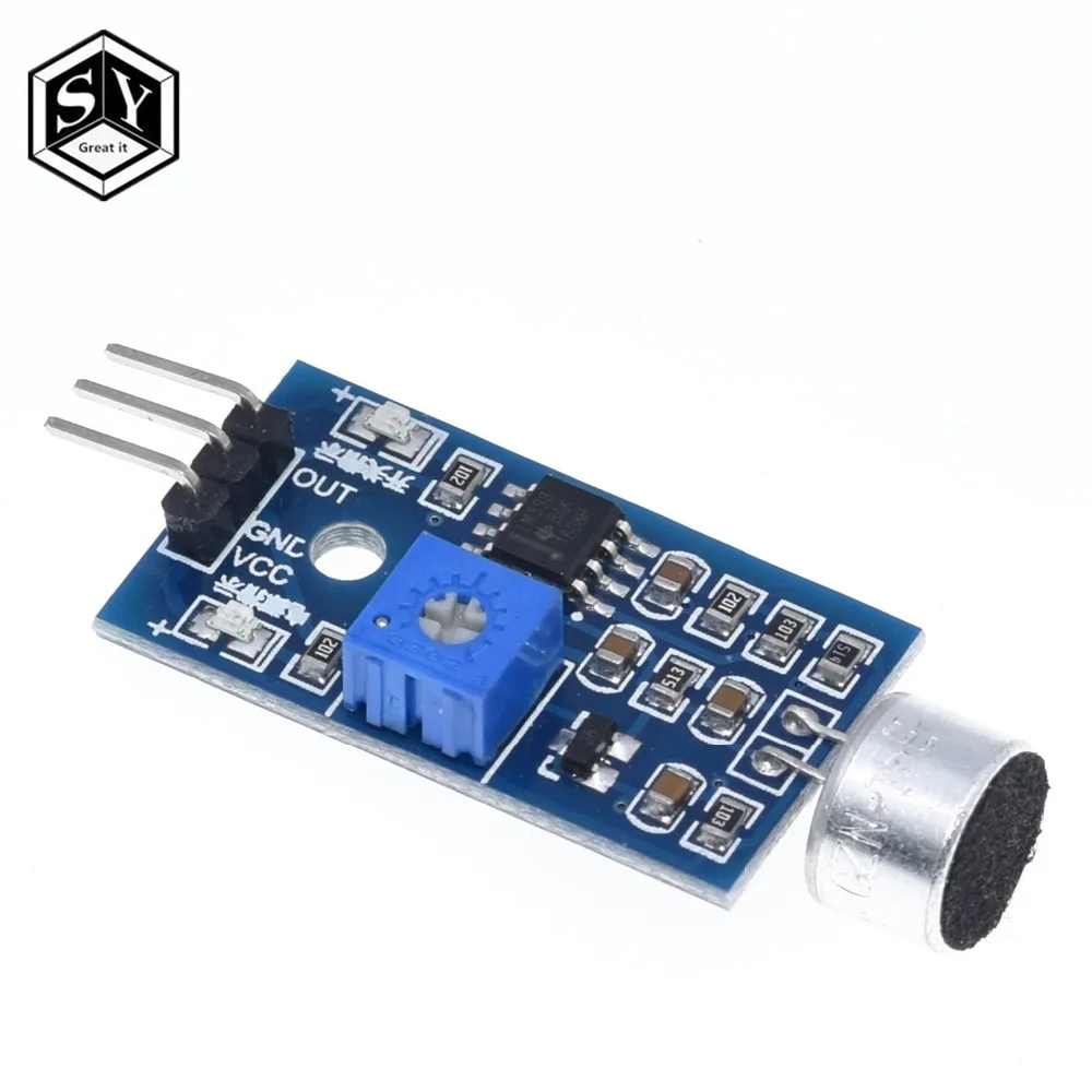 Voice Sound Detection Sensor Module 3pin For Arduino Diy Intelligent