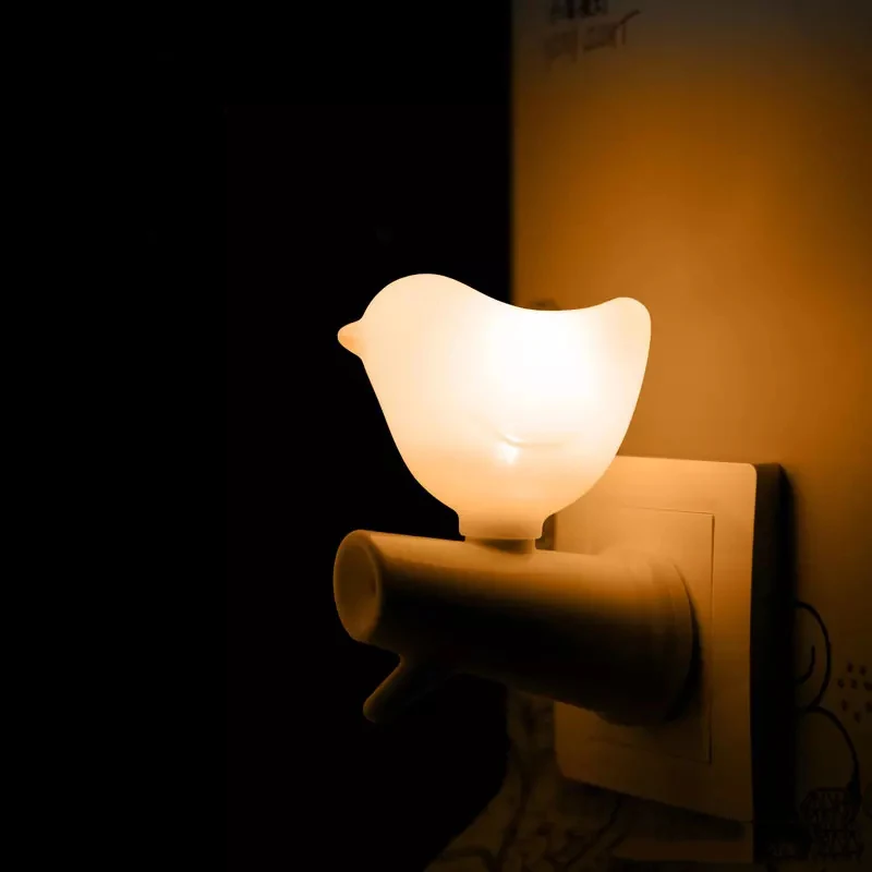 Creative Bird Light Sensor Emergency LED Night Light Lamp, Light ...
