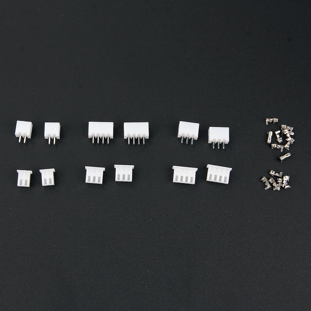 50 sets Kit in box 2pin 3pin 4 pin 2.54mm Pitch Terminal / Housing ...