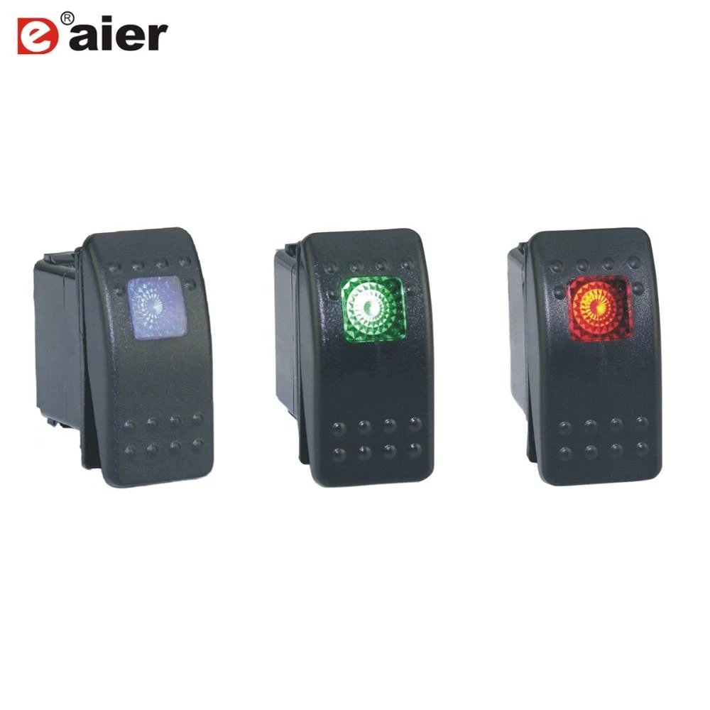 1pcs 20a 12vdc Spst 3pin On Off Waterproof Marine Switch Rocker Single ...
