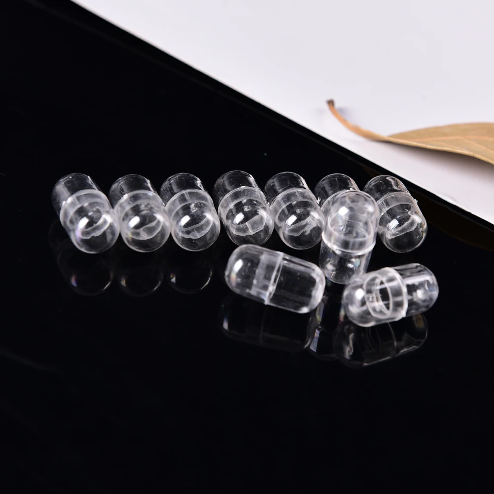 10PCS clear clear capsules size 0,hard gelatin empty capsules size 0 ...