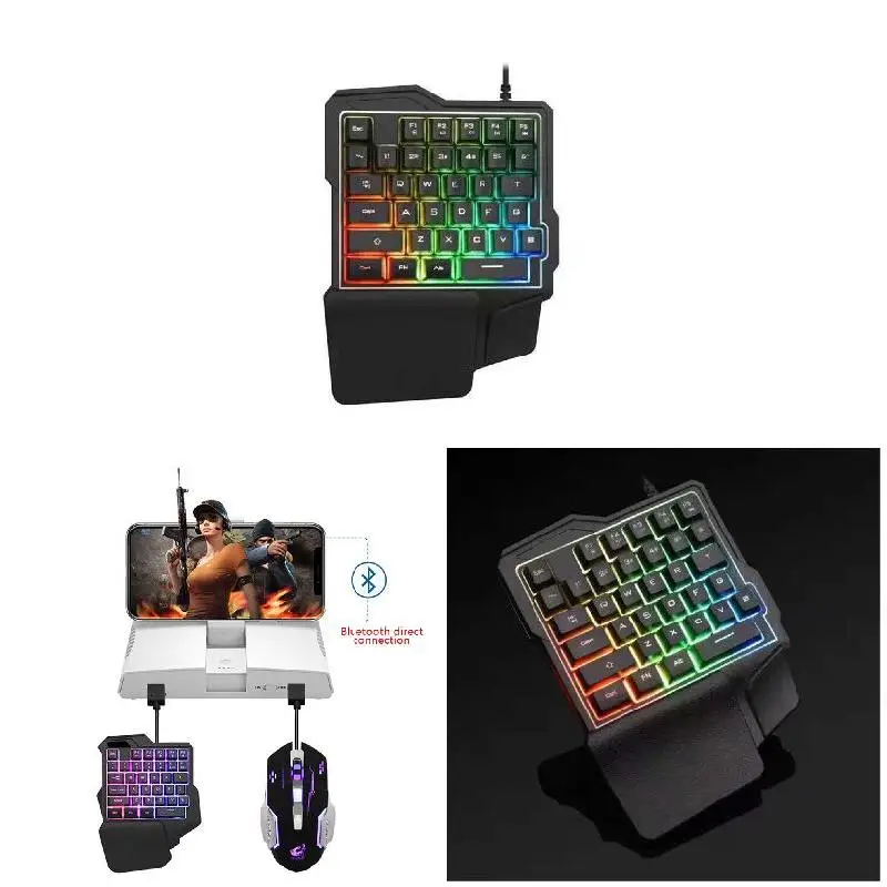 One-Hand-Gaming-Keyboard-Half-Keyboard-Small-Gaming-Keyboards-with ...