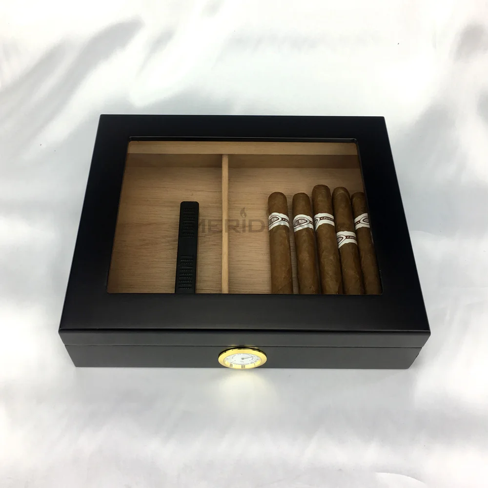 cigarette wooden box humidor cigar box 15-20 cigars Desktop Humidor ...