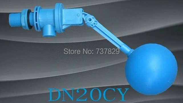 3/4" Plastic Float Water Shut Off Valve Automatic Fill Tank Leveler Ro ...