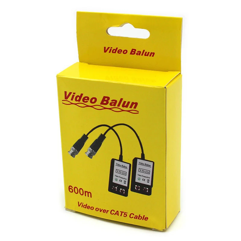 CCTV UTP Video Balun Transceiver with Effective distance 400-650M ...