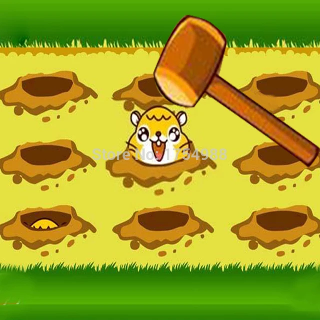 Real life room escape prop takagism game Hit the mouse Hamster game ...