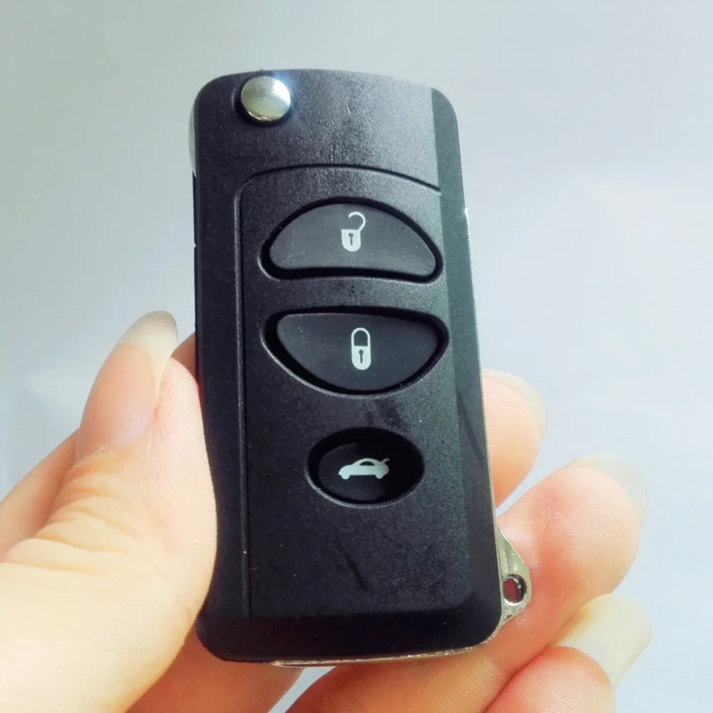 Replacement modified case 3 button remote key shell for CHRYSLER DODGE ...
