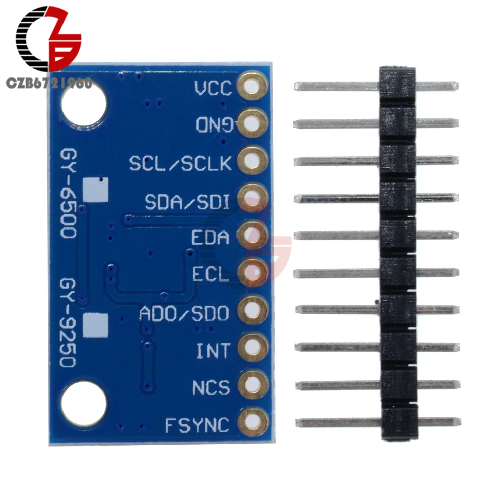 SPI MPU9250 9Axis Attitude Module Gyro Accelerator Magnetometer Sensor ...