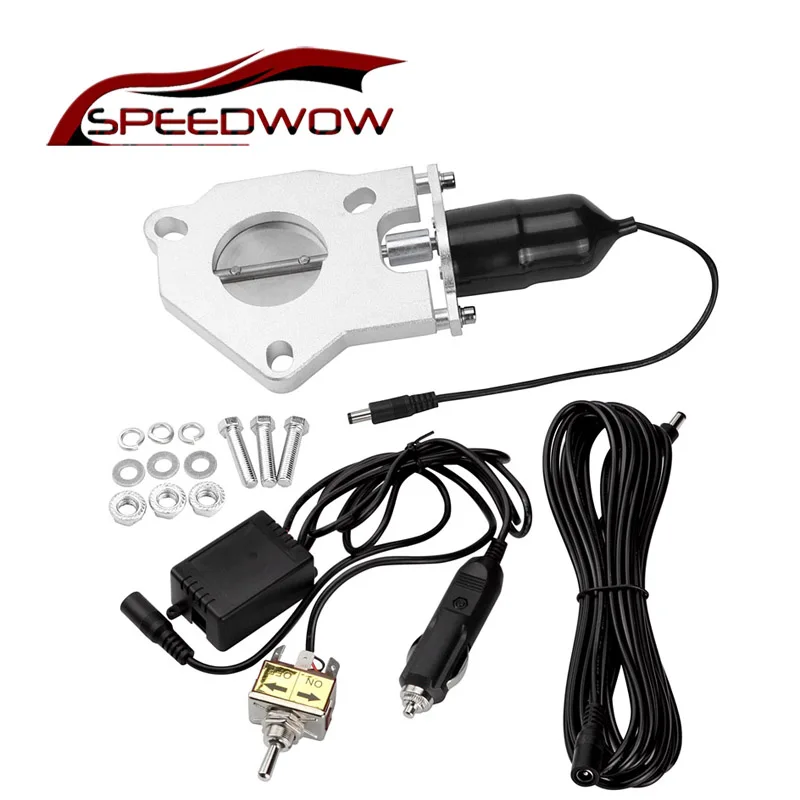 SPEEDWOW 2.25 Inch Exhaust Cutout Cut Out Valve Remote Control Motor ...