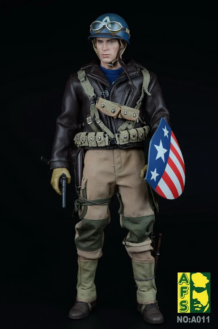 Estartek AFS A011 1/6 Captain America WWII Edition Suit for 12inch ...