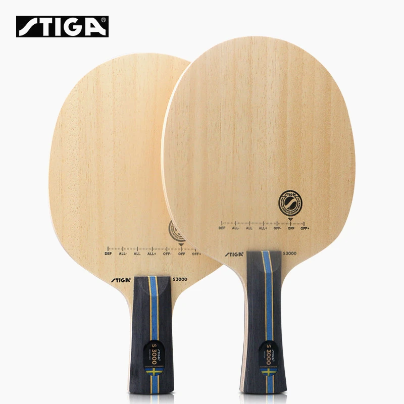 STIGA-S3000-Table-Tennis-Blade-Racket-Allround-play-5-ply-wood-Control ...