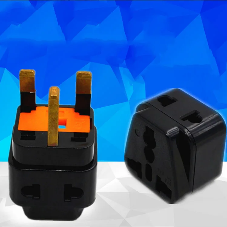 5 PCS UK Britischen Reise Adapter Typ G, 2 Outlet AC Stecker ...