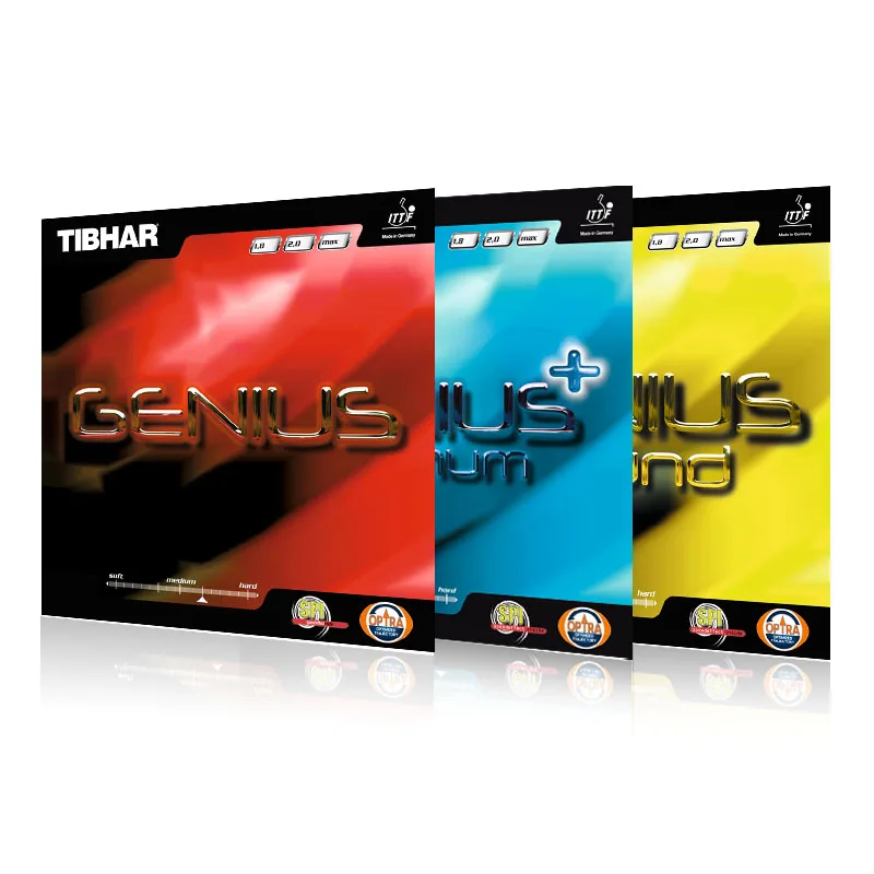 Tibhar Genius / Genius + Optimum / Sound Germany Table Tennis Rubber ...
