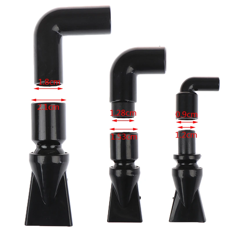 1pc Black Aquarium Tank Pump Duckbill Water Outlet Nozzle Duckbilled ...