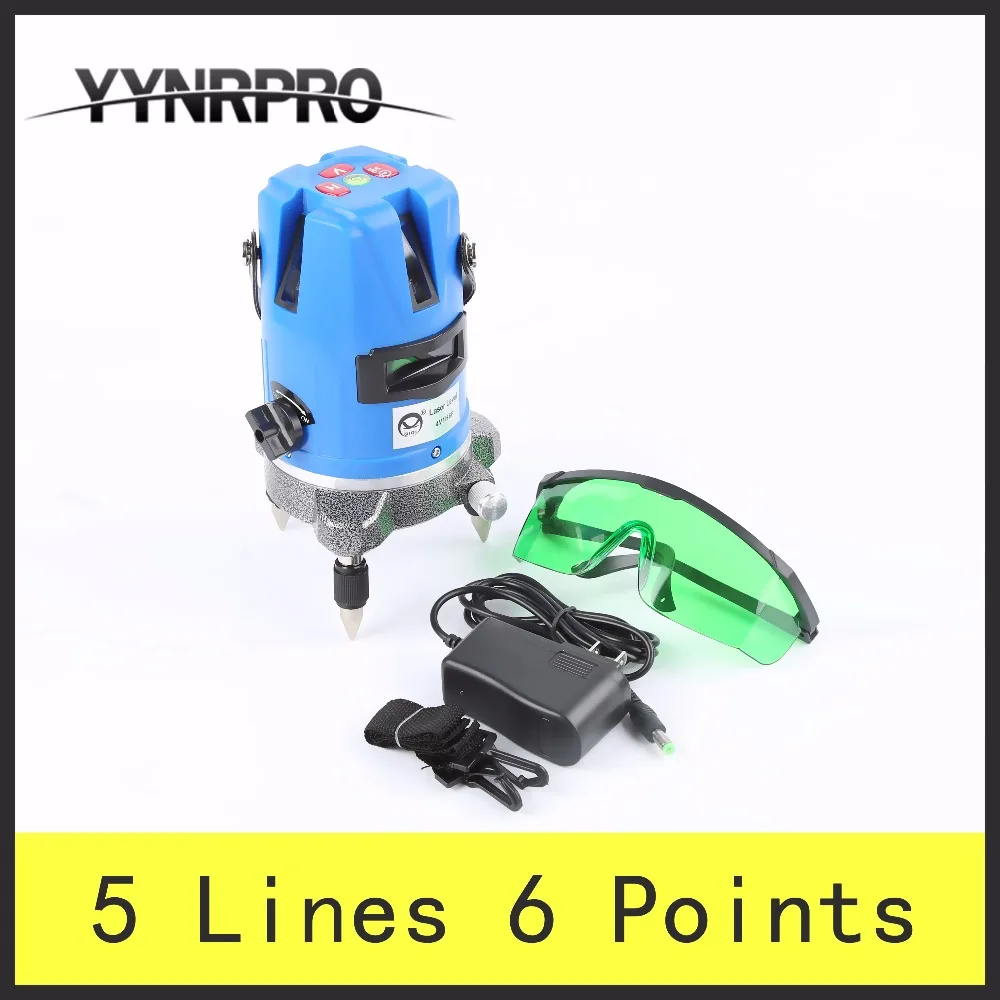 Green Line 5 Lines 6 Points Laser Level 360 Vertical & Horizontal ...