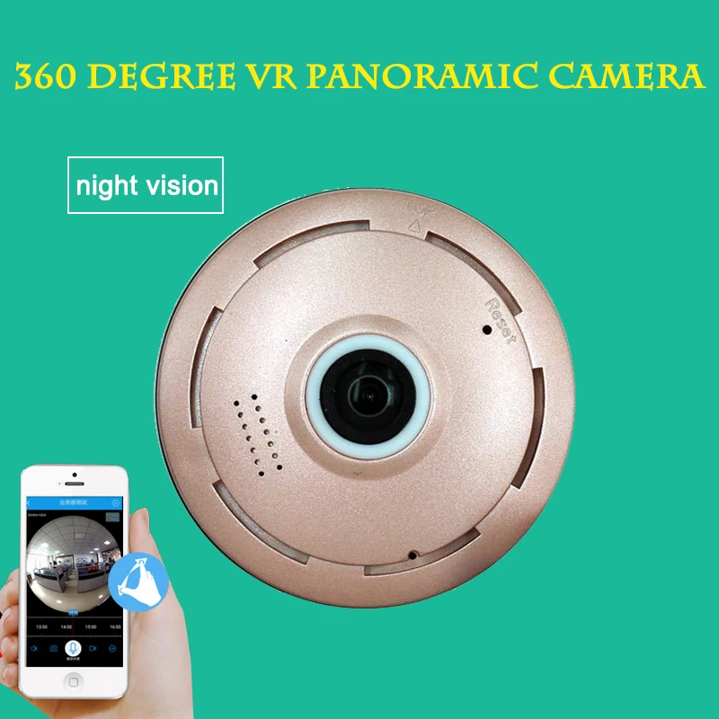 360 Degree Panoramic Camera IP 960P 1.3MP Home Security IP Camera Wifi ...