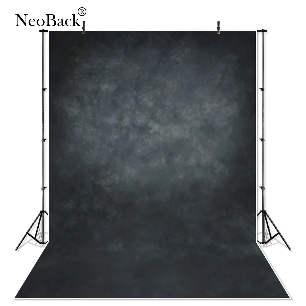Neoback Vinyl Cloth Studio Photography Background Misty Dark Grey ...