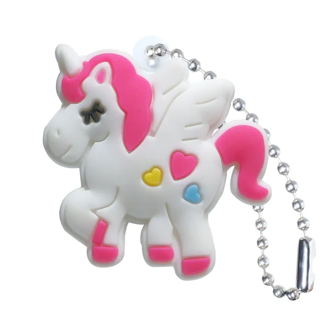 1pcs PVC Keychain Cartoon Figure Cute Key Chains Key Ring Key Holder ...