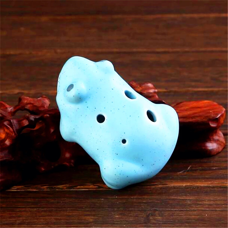 6 Holes Ocarina Cartoon Frog serie Ocarina Flute Wind Musical ...