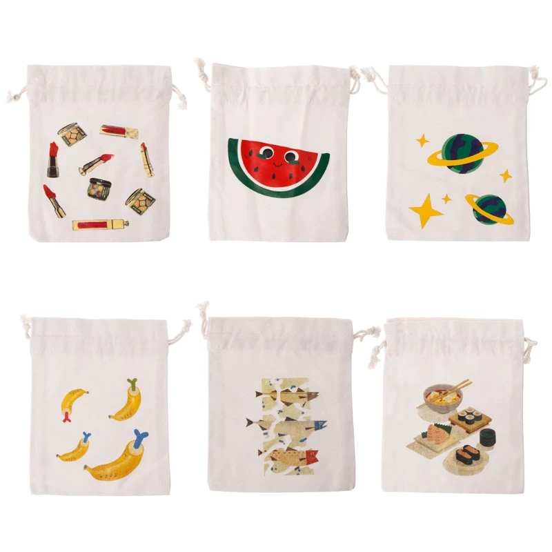 Light Drawstring Storage Bag Pouch Cloth Sorting Travel Organizer ...