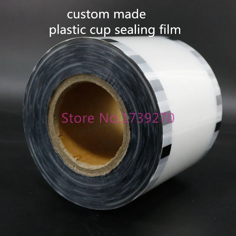 Custom-make Plastic Cup/paper Cup Sealing Film Tea Milk Bag - AliExpress