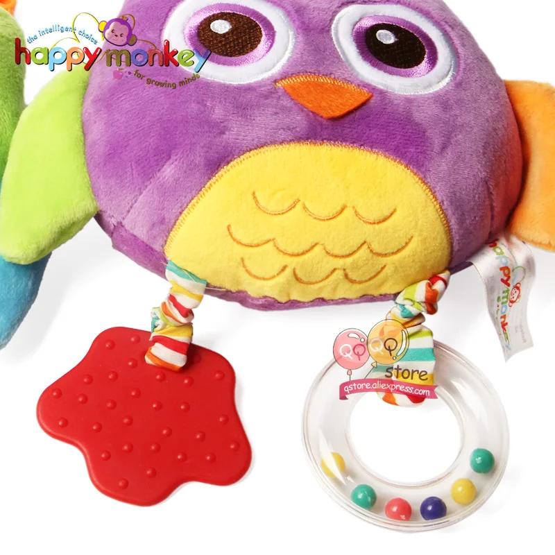 Big Discount Happy Monkey Plush Stuffed Stroller Crib Accessories Soft ...