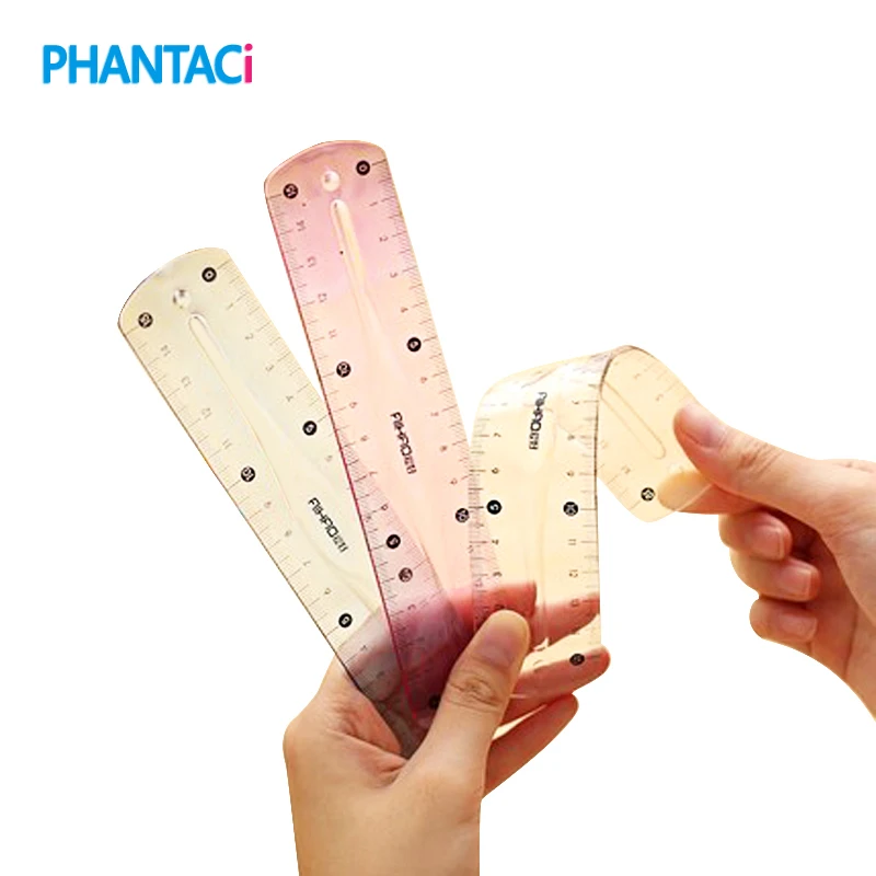New Brand Double Scale Infinite Bending Rulers Soft 15cm Ruler for ...