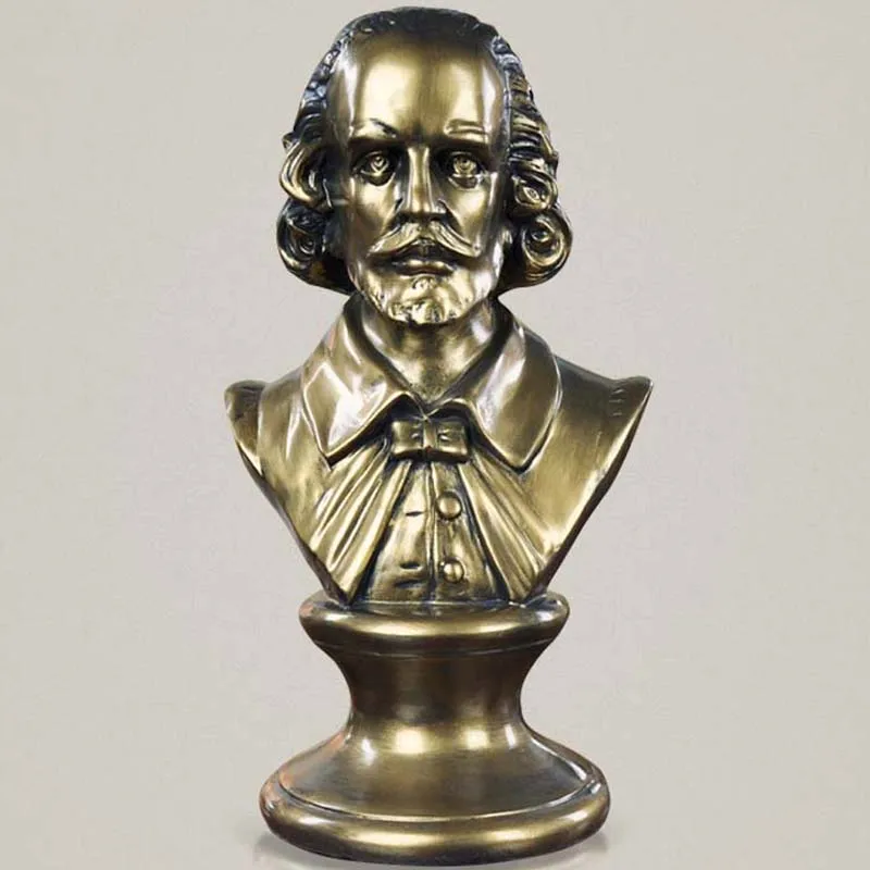 European-character-Shakespeare-head-ornaments-sculpture-American ...