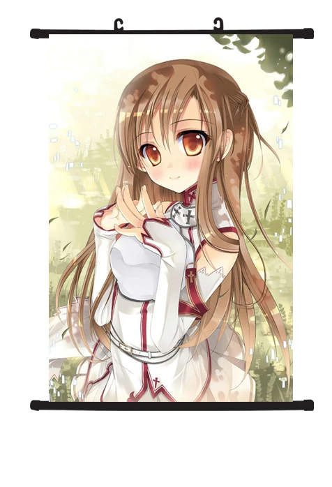 Home Decor Anime Wall Scroll Poster Sword Art Online Yuuki Asuna Poster ...