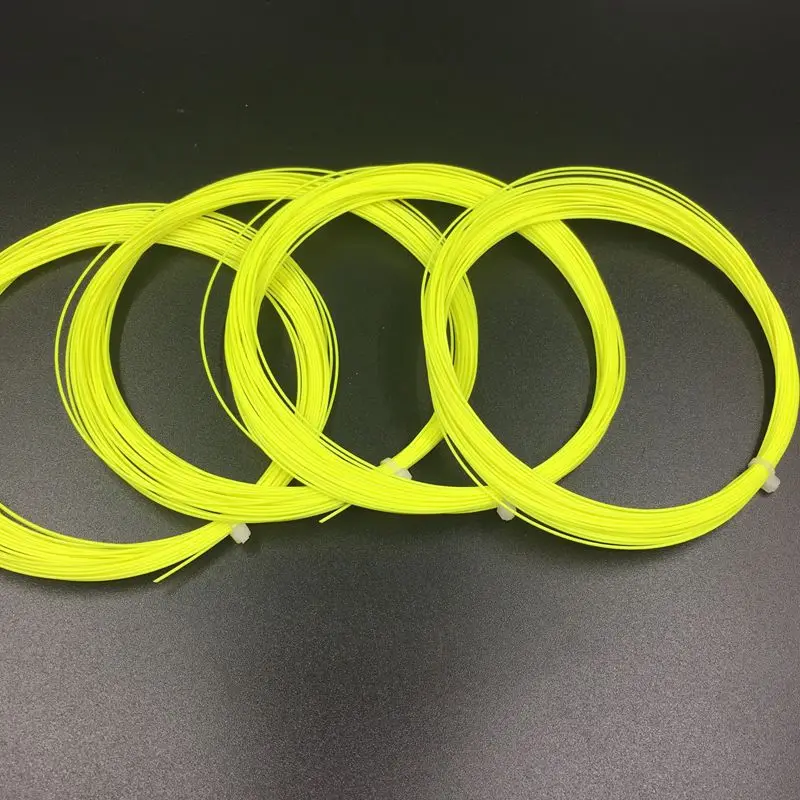 Free Shipping 10pcs Quality Neon Green Badminton Racket Strings 0.7mm ...