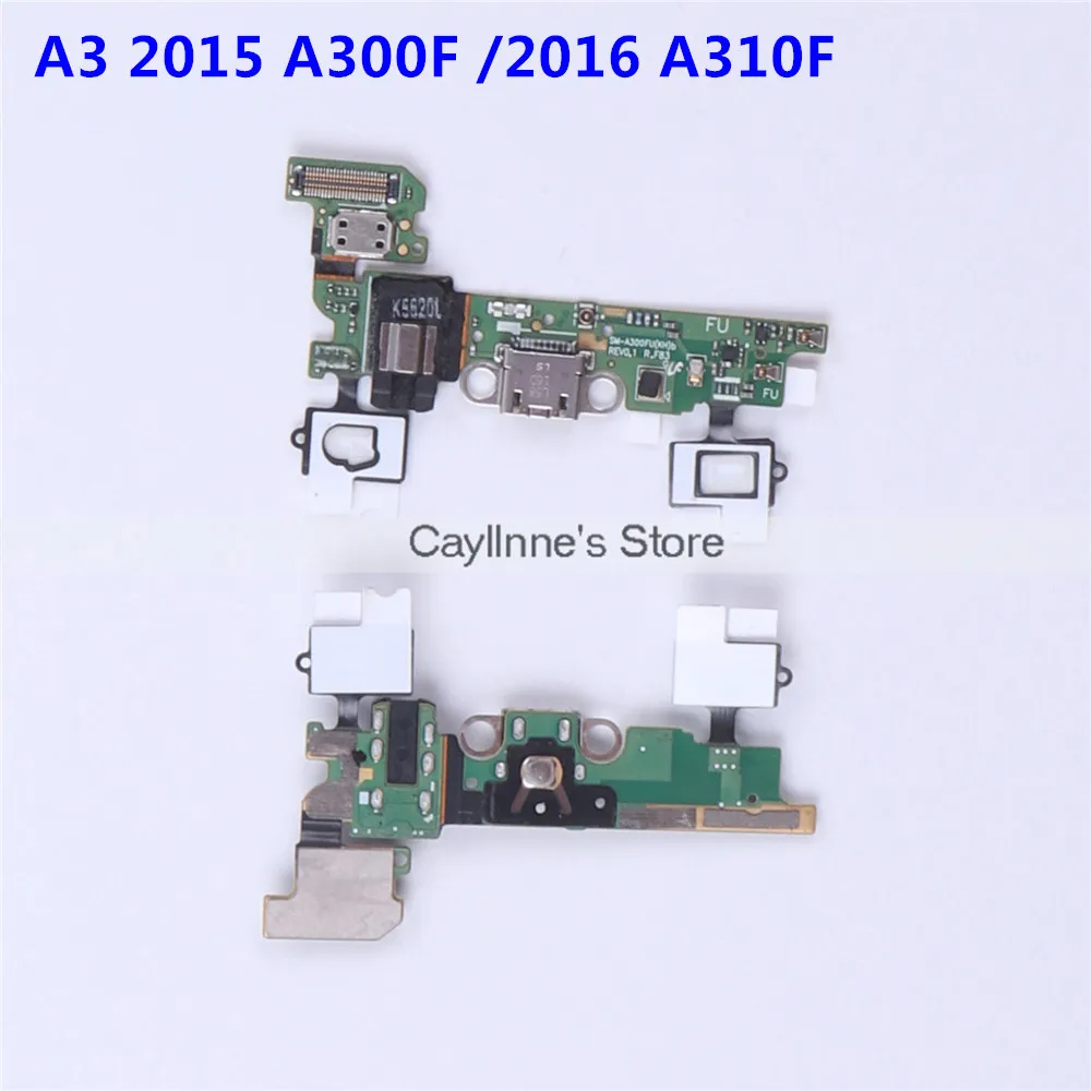 2pcs USB Charging Port Flex Cable For Samsung Galaxy A3 2015 A300F A3 ...
