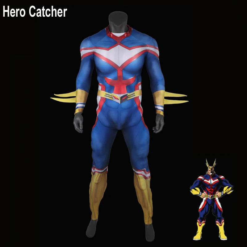 Hero Catcher Top Quality All Might Cosplay Costume Muscle Padding All