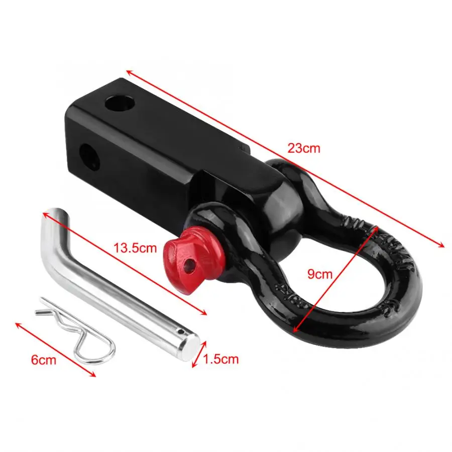 Forged Steel Towing Hitch Recovery Point With 3/4' D Ring, 55% OFF