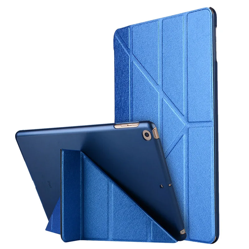 Case For iPad 2017 9.7" Luxury Ultra Thin Case Flip Silk Grain ...