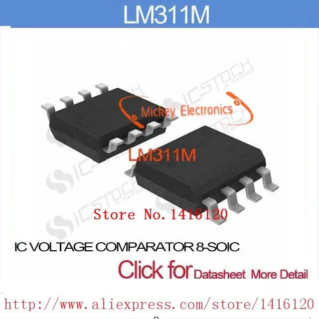lm311m 회로 전압 비교기 8 SOIC lm311m 311 lm311 311m m311|lm311|voltage ...
