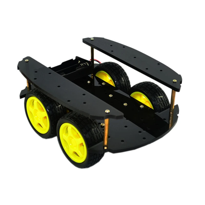 4WD Four Wheel Drive Robot Chassis Smart Car for Arduino DIY Car Kit-in ...