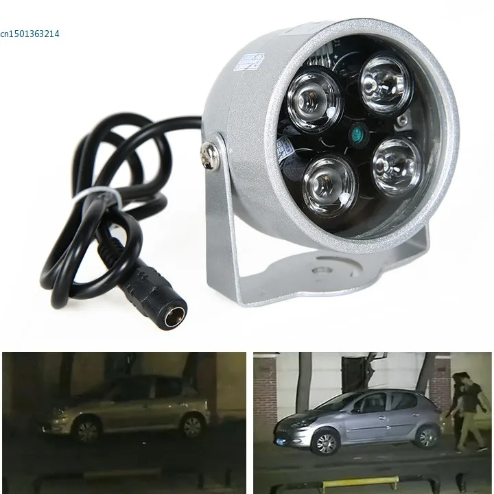4led Infrared Night Vision Ir Light Illuminator Lamp 50m For Ip Cctv ...