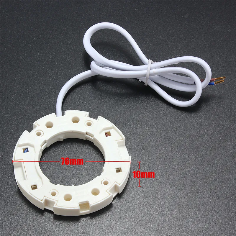 New Lamp Bases Gx53 Base Surface Fitting Holder Connector Socket White ...