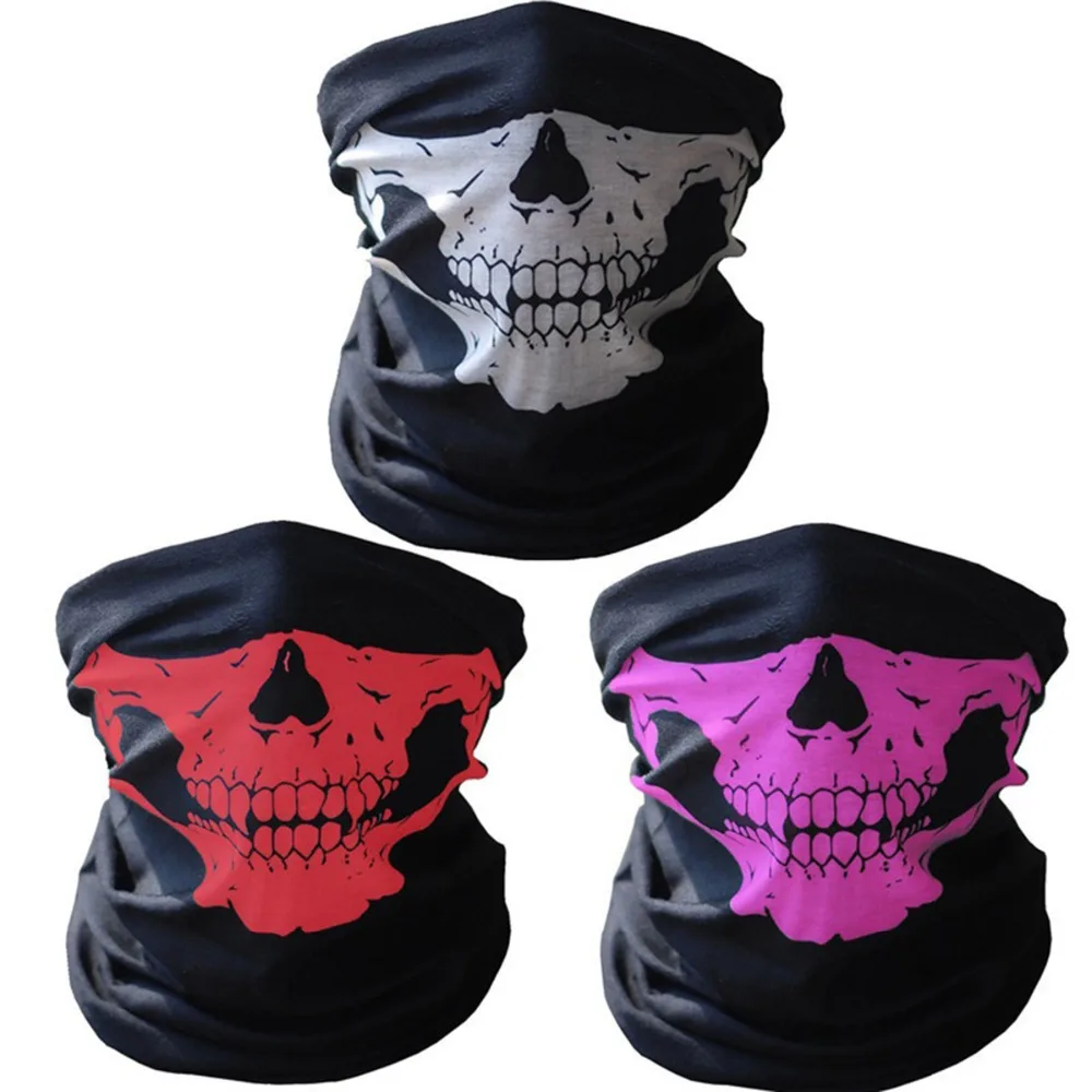 1Pcs Mix Styles Motorcycle Scarf Riding Mask Halloween Skull Skeleton ...