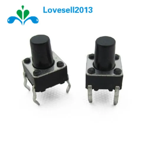 20pcs Tactile Push Button Switch Tact Switch 6x6x8mm 4-pin Dip ...