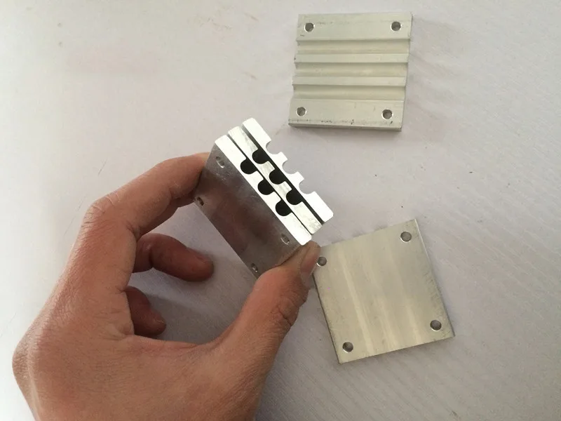 6mm heat pipe pressing block / heat pipe buckle / 50*50mm 100*50mm ...