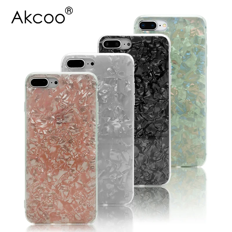 Akcoo Premium Shiny Cases For Iphone 7 8 Plus Glitter Soft Case For ...