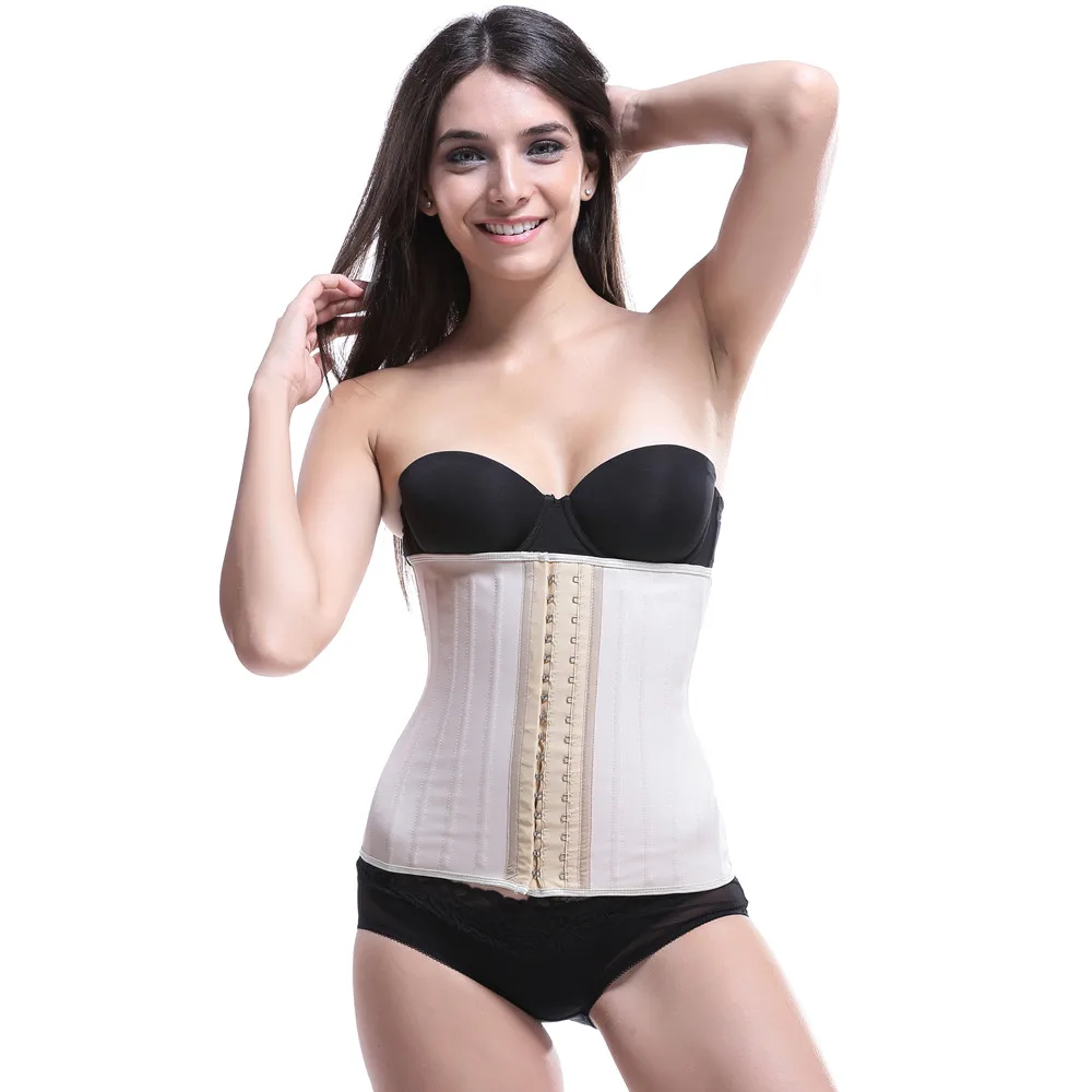 Free Shipping Sexy Women Black 100 Latex Corset 25 Steel Boned Waist