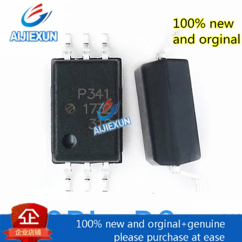 10 Pcs 100% ใหม่และต้นฉบับ P341 ACPL P341 500E 3.0 Amp Current IGBT ...