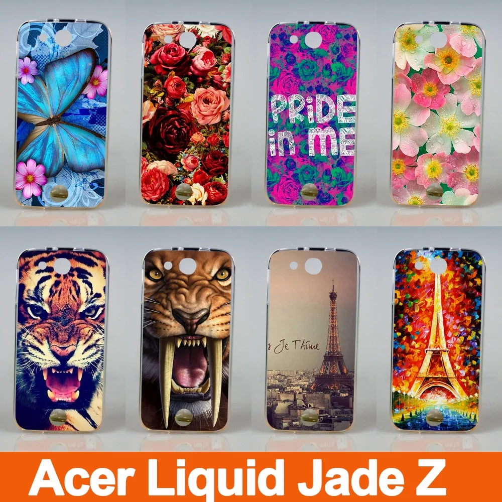 FREE SHIPPING/Soft TPU Painting Cartoon Rose Flower butterfly phone ...