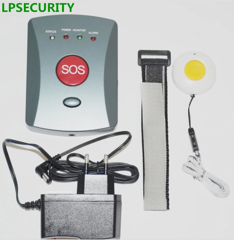 Lpsecurity Kids/patients/elderly Gsm Panic System Senior Sos Emergency ...