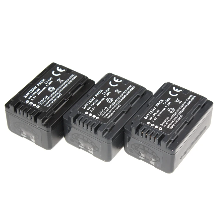 3 unids batería vw vbk180 vw-vbk180 vwvbk180 recargable de baterías de ...