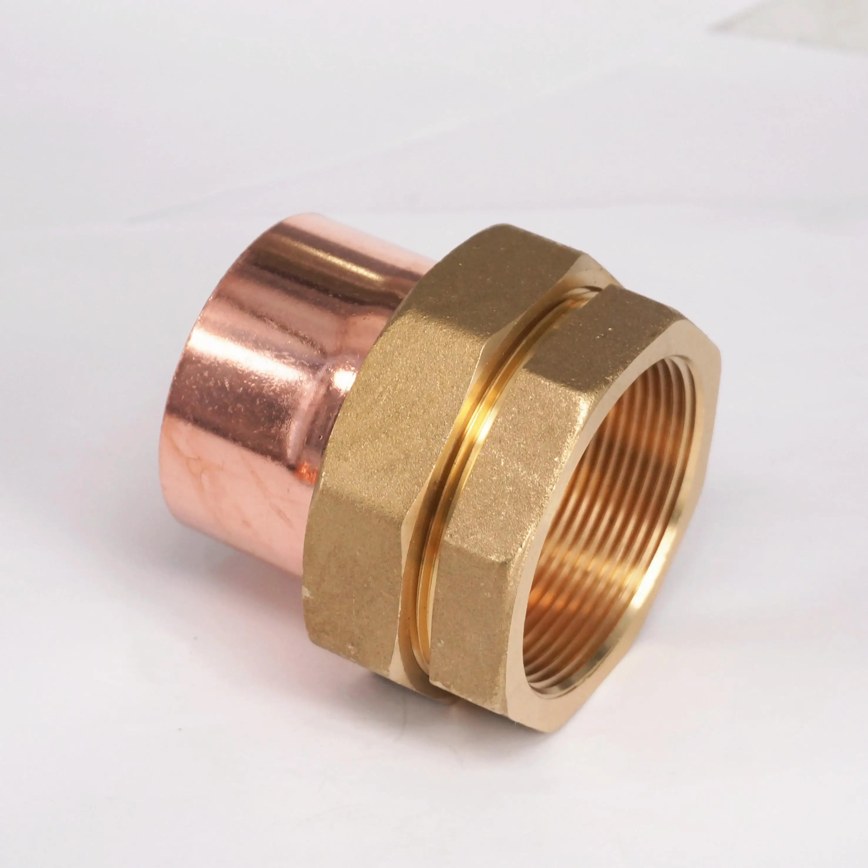 2 BSP X 54mm Brass Female Thread Socket Union To Copper End Feed Pipe 2-bsp-x-54mm-brass-female-thread-socket-union-to-copper-end-feed-pipe