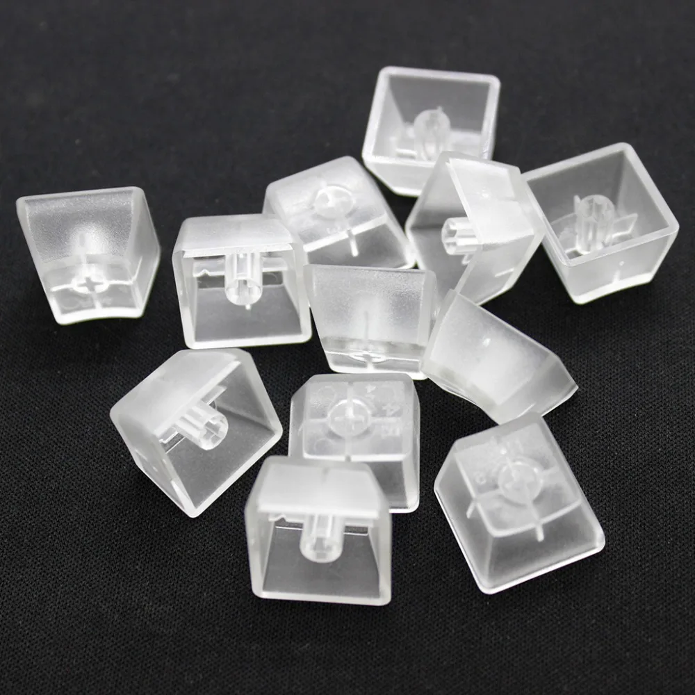 Wholesales-ABS-Translucent-Clear-Black-Red-Blue-Keycaps-For-Mechanical ...